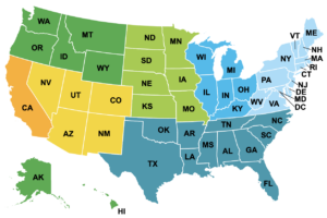 Regional RC map – CPM Educational Program